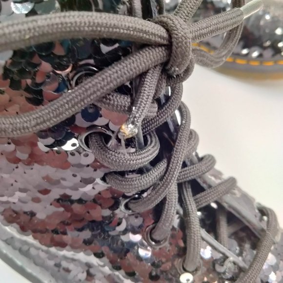 Dr. Martens | Shoes | Dr Martens 46 Pascal Reversible Flip Sequin Boots 6 | Poshmark
